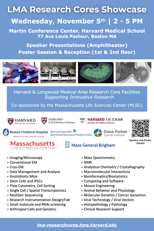 2025 Harvard LMA Research Cores Showcase | Center for Macromolecular ...